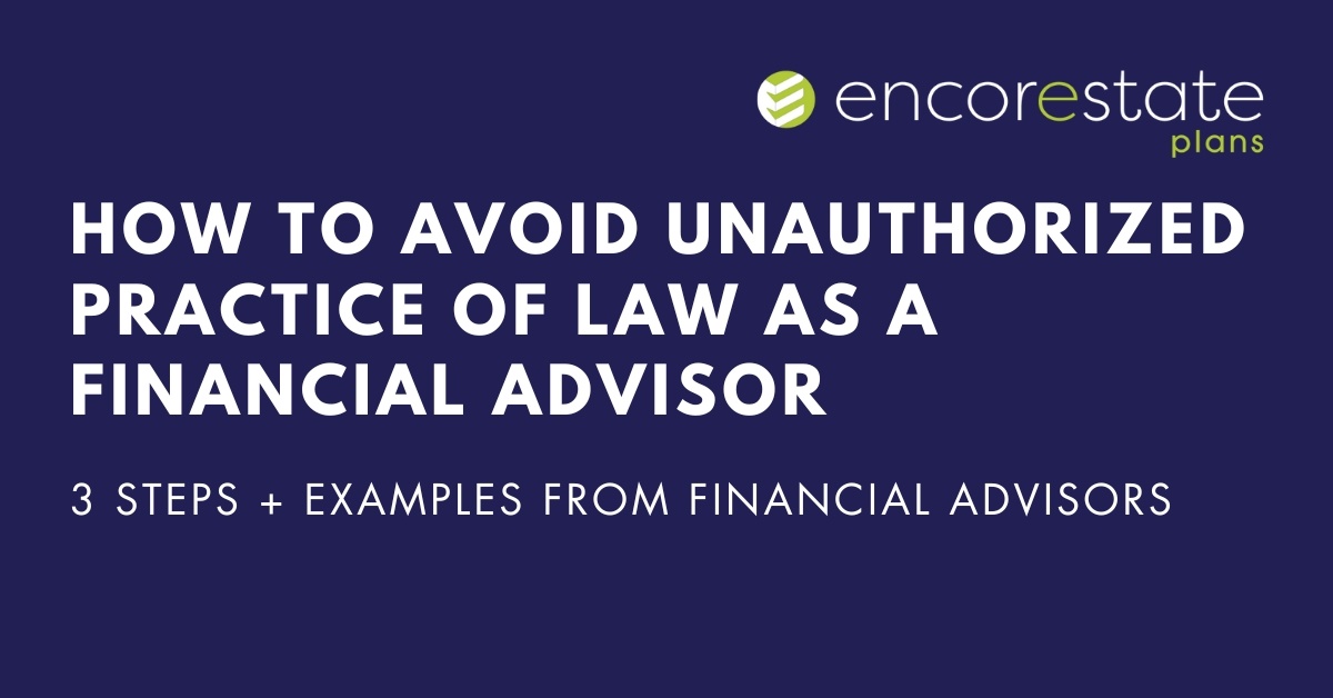 Avoid Unauthorized Practice of Law: 3 Steps + Examples from Financial ...